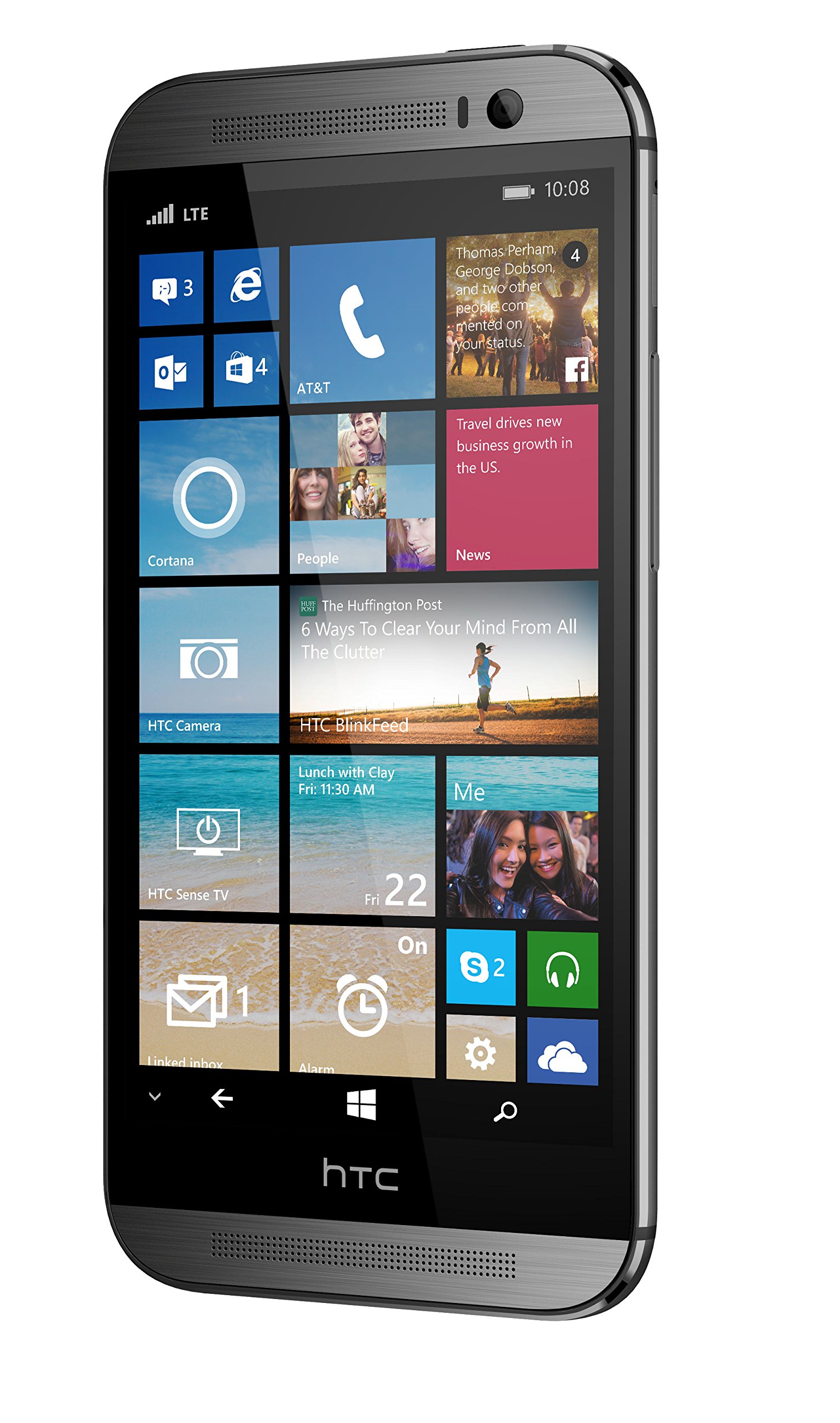 HTC One M8 for Windows, Gunmetal Grey 32GB (AT&T)