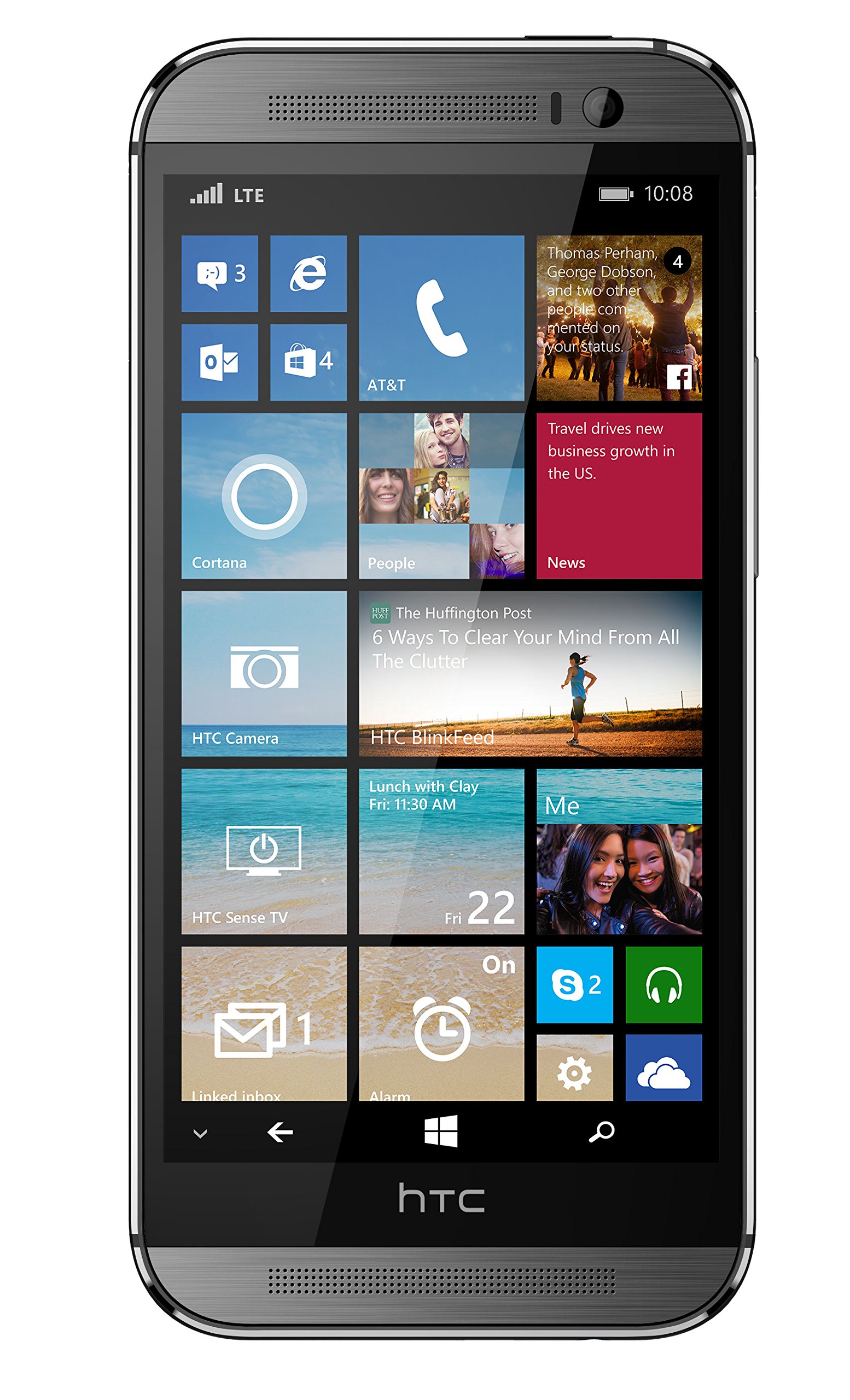 HTC One M8 for Windows, Gunmetal Grey 32GB (AT&T)