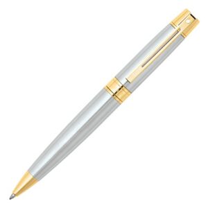 sheaffer 300 gold tone trim ballpoint, brushed chrome (e2932751)