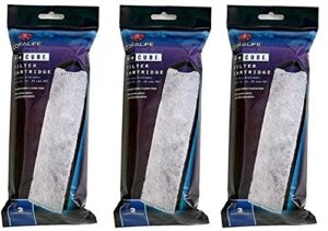 coralife biocube original filter cartridge replacements, 2-pack (3x2 pack)