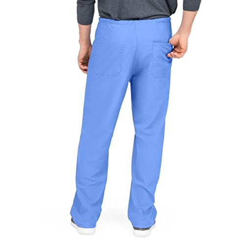 Medline PerforMAX Reversible Drawstring Scrub Pant, ANG-CC, Medium, Ceil Blue