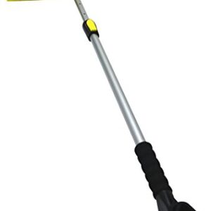 Emsco Group 1719-1 Bigfoot 52" Telescoping Snowbroom with 16" Swiveling Foam Blade Dual-Head Ice Scraper Brush Snow Broom