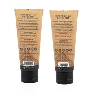 Redmond Earthpaste with Silver - Natural Non-Fluoride Toothpaste, 4 Ounce Tube (Cinnamon) (Cinnamon, 2 Pack)