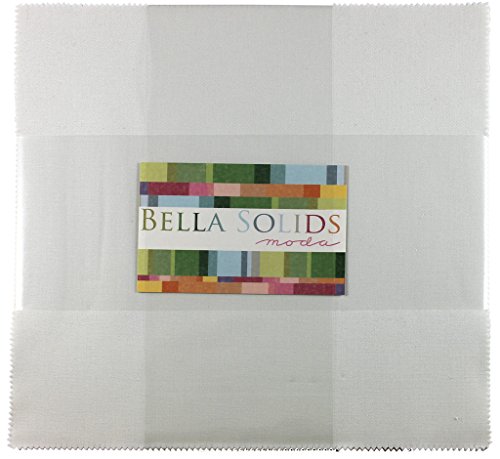 Bella Solids Porcelain Jr Layer Cake (9900JLC 182) by Moda House Designer for Moda