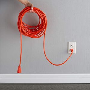 Amazon Basics 50-Foot 3-Prong Vinyl Indoor/Outdoor Extension Cord - 13 Amps, 1625 Watts, 125 VAC, Orange