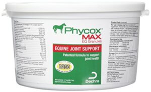 dechra phycox max eq joint support granules for horses, 2700 g