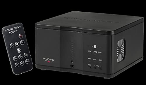 micromega - MyAmp Integrated Amplifier/DAC/Headphone Amp in Black