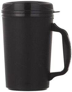 thermoserv foam insulated mug, 20-ounce, black