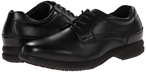 Nunn Bush Men’s Sherman Slip-Resistant Work Shoe Oxford,9.5 Medium US,Black