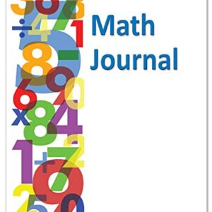 BookFactory Elementary School Math Journal/Classroom Math Book - 10 Pack (8.5" x 11" -32 Pages) Saddle Stitched (JOU-032-7CSS-MJ-[10-Pack]-PJX)