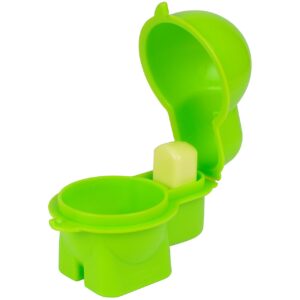 Hutzler 399GR Snack Container, Egg To-Go, Green