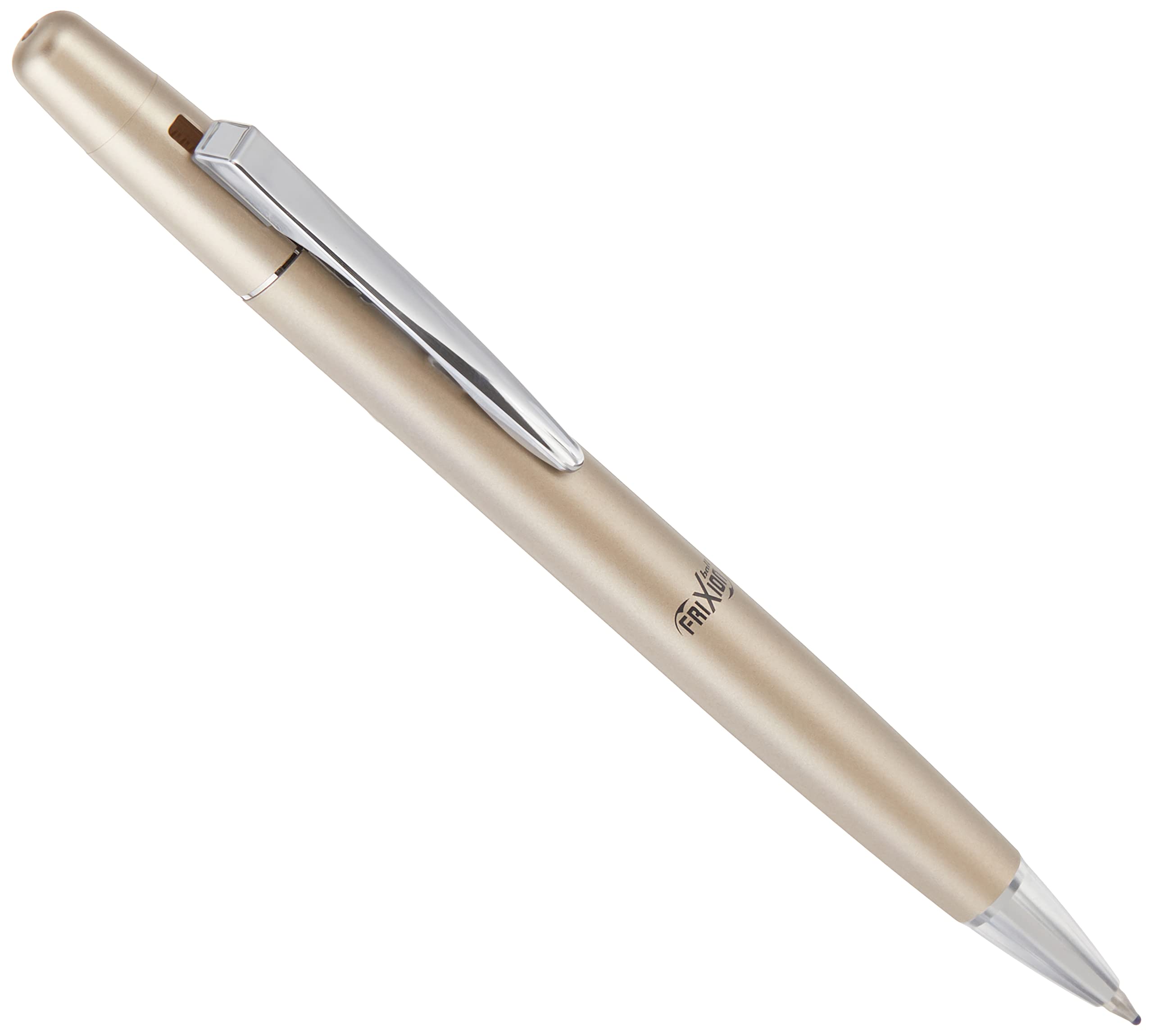 PILOT FriXion Ball LX Erasable, Refillable & Retractable Gel Ink Pen, Fine Point, Gold Barrel, Blue Ink, Single Pen (34452)