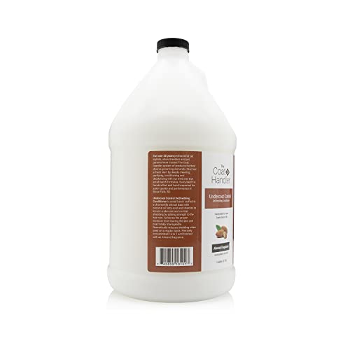 The Coat Handler Undercoat Control Deshedding Conditioner, 1 Gallon - Combats and Reduces Shedding, Undercoat Removal, Omega 3 & 6 Rich, Vitamin E Infused