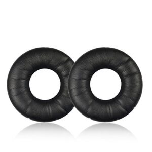 replacement ear pads earpad cushions for sennheiser hd25 hd25-sp pc150 pc151 pc155 hmd25 hme25 hmec25 hme45 hmec45 headphones with it is logo headphone cable cord clip