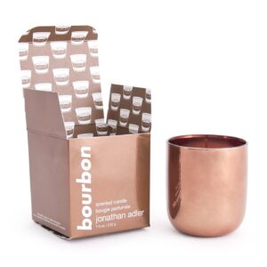 jonathan adler candle, copper-bourbon