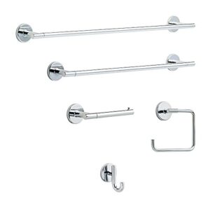 Lyndall Double Robe Hook in Polished Chrome