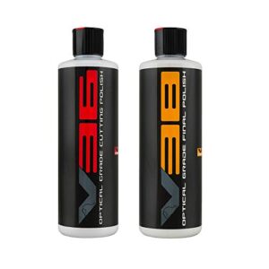 chemical guys gap_vkit_101 v36 optical grade cutting polish and v38 final polish, 16 ounce, 2 items