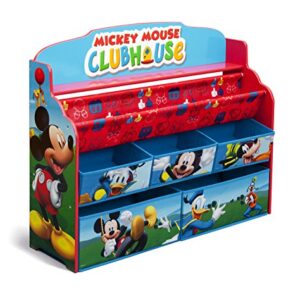 Delta Children Deluxe Book & Toy Organizer, Disney Mickey Mouse