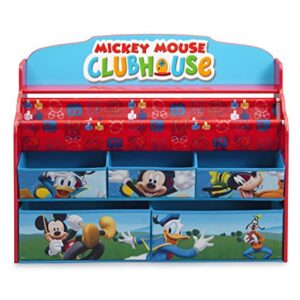 Delta Children Deluxe Book & Toy Organizer, Disney Mickey Mouse