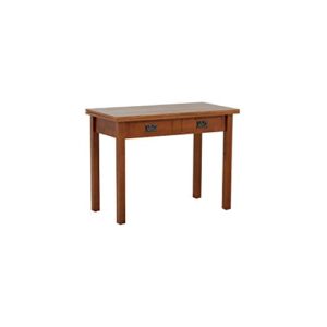 MECO Stakmore Traditional Expanding Table, Fruitwood Frame, 20 in x 40 in x 30.3 in