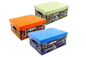 confortime words multi-purpose box – set of 6