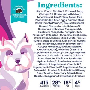 Solid Gold Small Breed Dog Food - Wee Bit Whole Grain Made with Real Bison, Brown Rice, and Pearled Barley - High Fiber, Probiotic, Natural Dry Dog Food for Small Dogs with Sensitive Stomachs