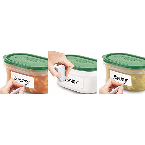 Jokari Erasable Food Labels 2 Pack Refill, Reusable, Freezer, Microwave and Dishwasher Safe Kitchen Tool for All Purpose Meal