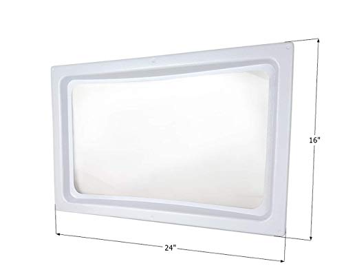 ICON 12149 RV Skylight Inner Dome, White, 24 Inch