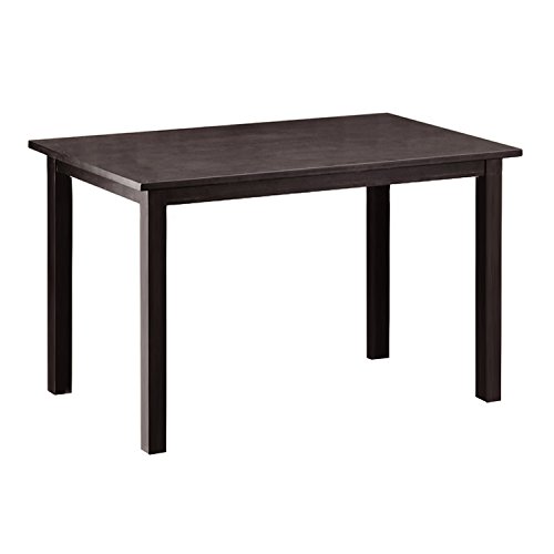 Baxton Studio Andrew Dining Table, 47.75" W x 30" D X 29.5" H, Dark Brown