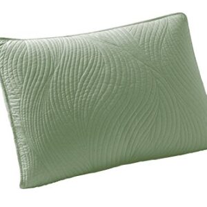 Brielle Stream Sham Set, Standard, Sage