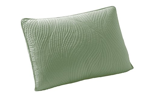 Brielle Stream Sham Set, Standard, Sage