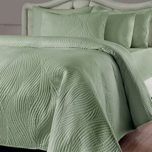 Brielle Stream Sham Set, Standard, Sage