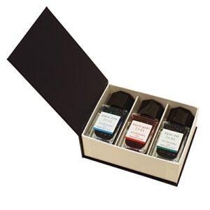 pilot iroshizuku mini fountain pen ink - 15 ml bottle 3 colors set - ama/fg/sy (japan import)