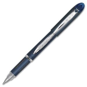 jetstream stick ballpoint pen, fine 0.7mm, blue ink, blue barrel