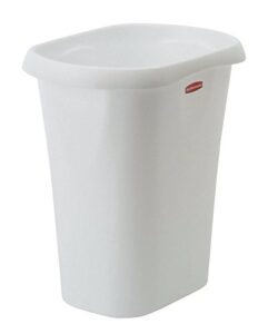 rubbermaid 3 gal. white open top wastebasket