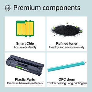 greencycle 2 PK C4092A 92A Black Toner Cartridges Compatible for HP Laserjet 1100 3200 1100a 3200se