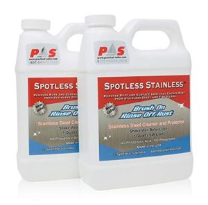 spotless stainless rust remover and protectant - 1/2 gallon