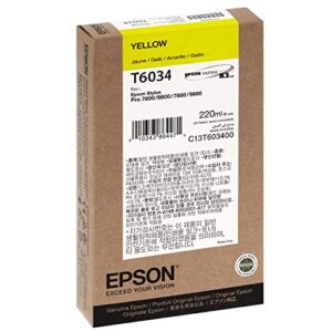 epson t603400 ink44; yellow ultrachrome k344; stylus pro 7880-9880 - 220ml