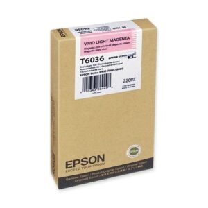 epson t603600 ink cartridge (vivid light magenta) in retail packaging