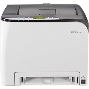 ricoh sp c250dn wireless color laser printer (407519),silver