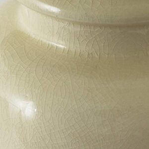 Decor Therapy Lorren Ceramic Table Lamp, Cream