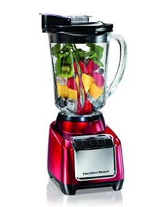 hamilton beach wave-action blender, red