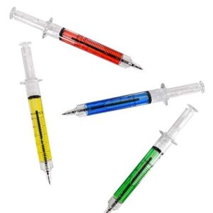 Rhode Island Novelty Assorted Color Synge Shot Design Pens, One Dozen