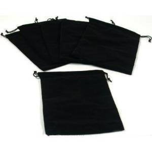 GYBest Best 50 Pack 3" X 4" Wholesale Promotion - Black Velvet Cloth Jewelry Pouches/Drawstring Bags