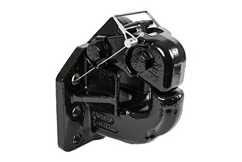 Buyers Products PH50 50 Ton Capacity 6-Hole Mount Air Compensated Pintle Hook, Black