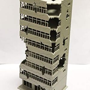 Outland Models Railway Scenery City Ruin Building Abandoned Tall Office N Scale