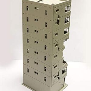 Outland Models Railway Scenery City Ruin Building Abandoned Tall Office N Scale