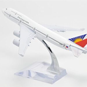 TANG DYNASTY(TM 1:400 16cm B747-400 Philippine Airlines Metal Airplane Model Plane Toy Plane Model