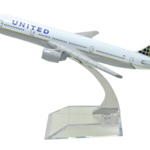 TANG DYNASTY(TM) 1:400 16cm B777 United Airlines Metal Airplane Model Plane Toy Plane Model