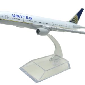 TANG DYNASTY(TM) 1:400 16cm B777 United Airlines Metal Airplane Model Plane Toy Plane Model